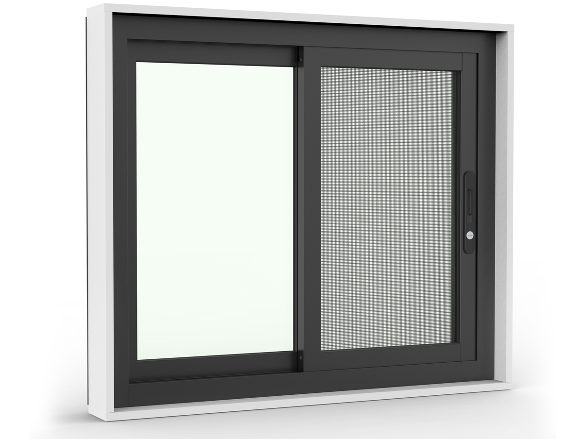 GL Classic 100 x 35 Frame Sliding Window 1450W×600H – Green Life